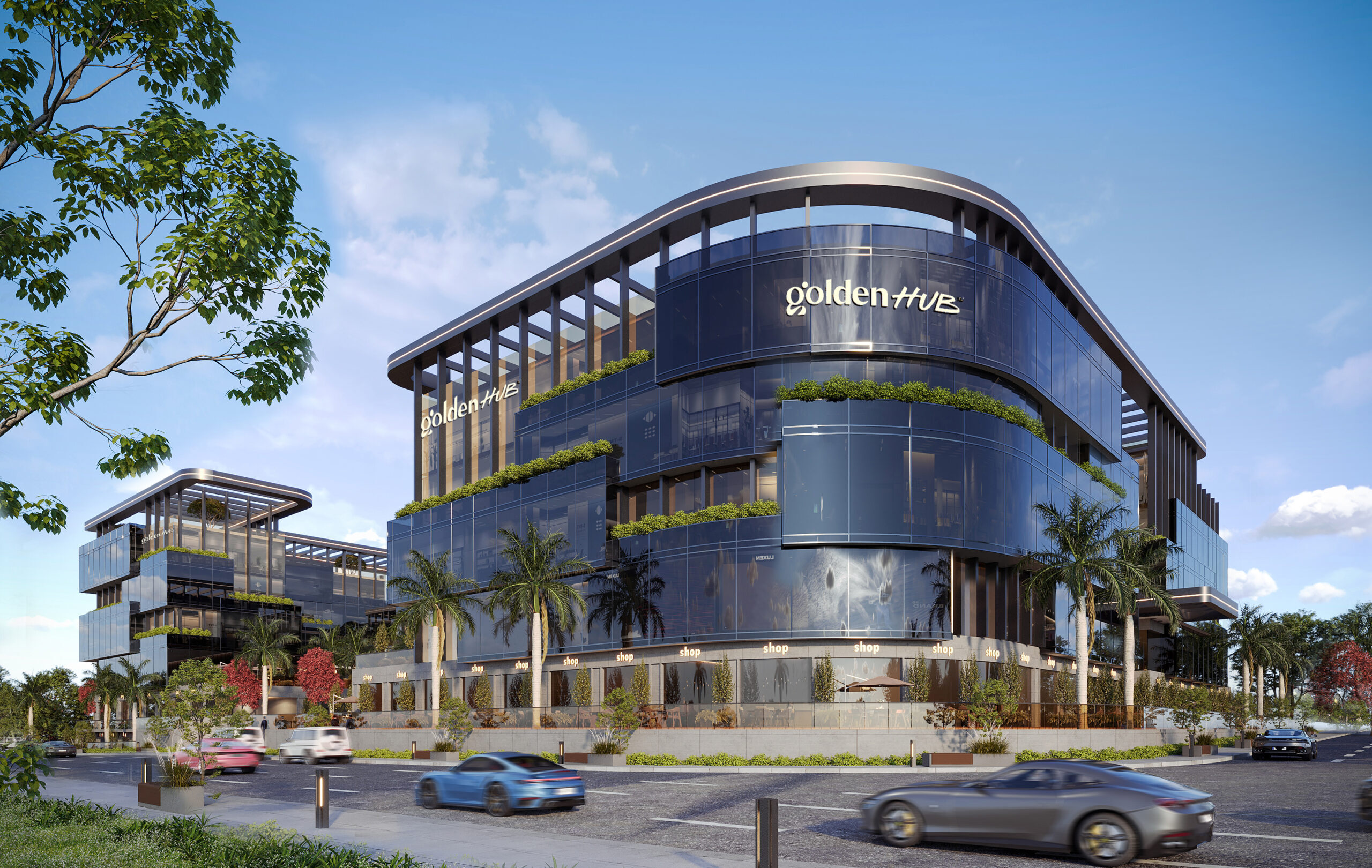 Golden Hub Mall New Cairo | Largest Commercial | Golden View